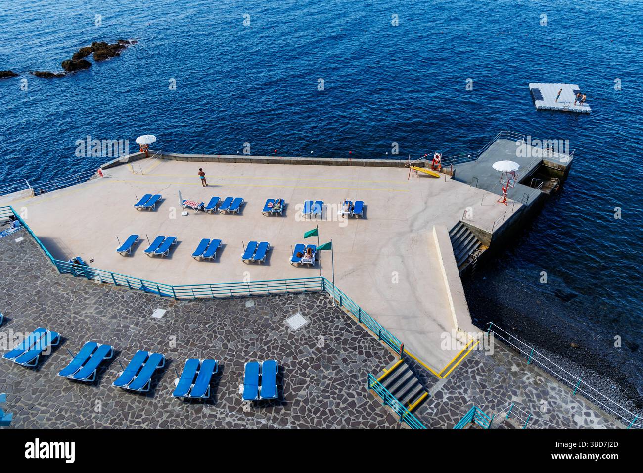 Funchal, Portugal - June 11, 2024: Barreirinha beach in Funchal city ...