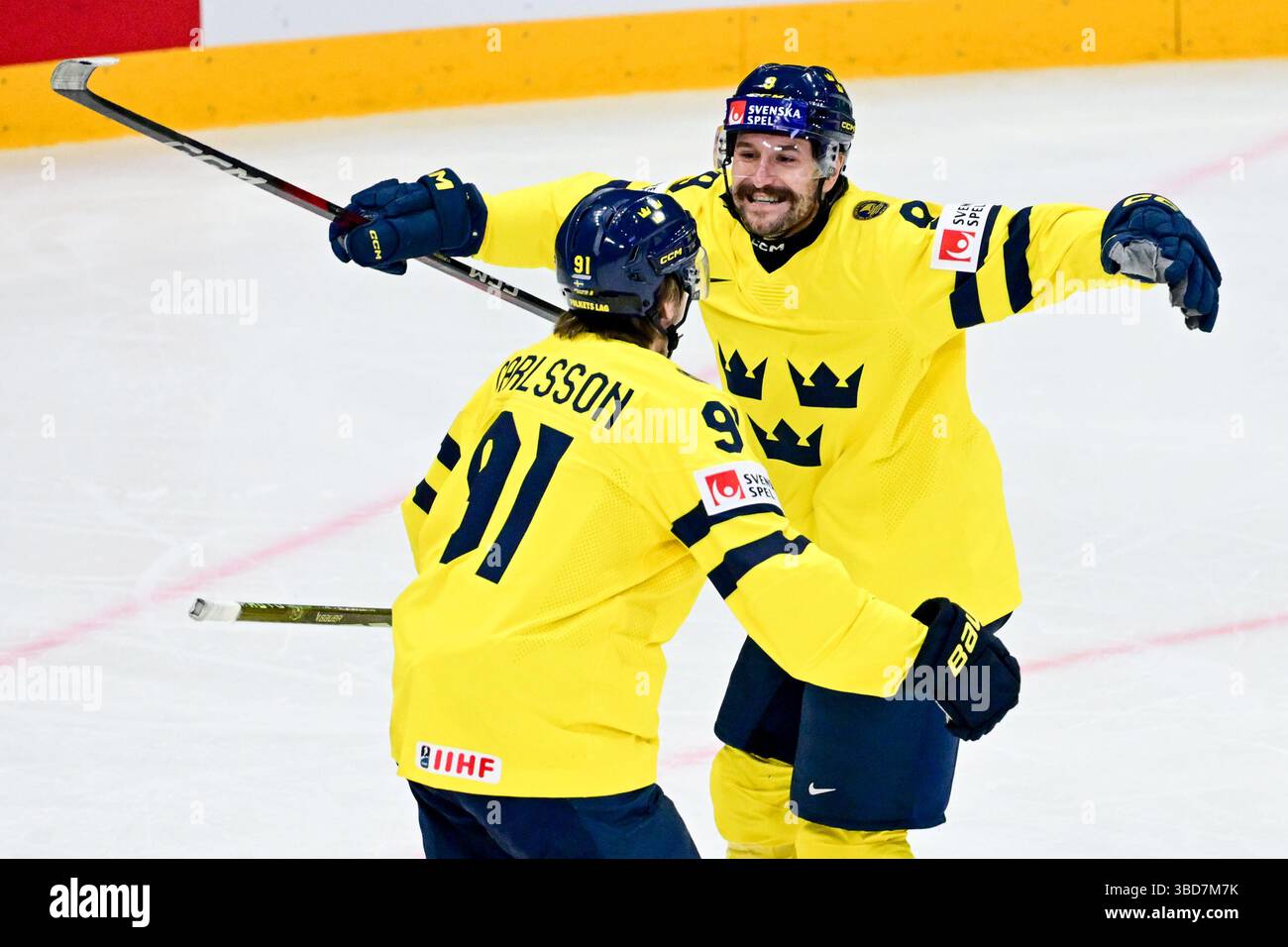 Stockholm, Sweden. 22nd May, 2025. From left Leo Carlsson, Filip ...