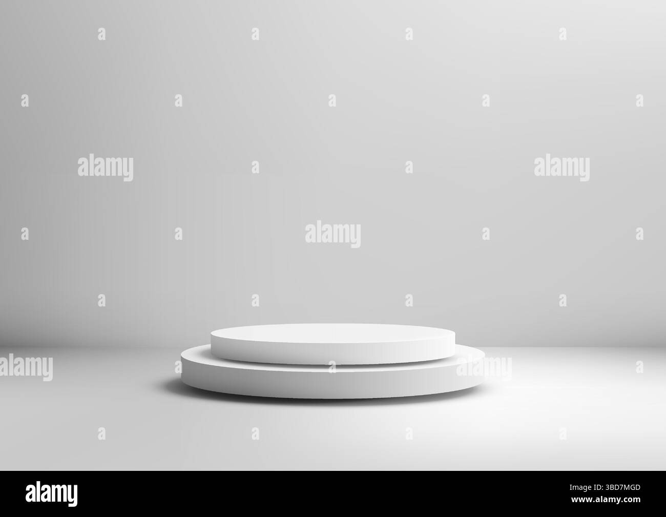 Two empty round platform Stock Vector Images - Alamy