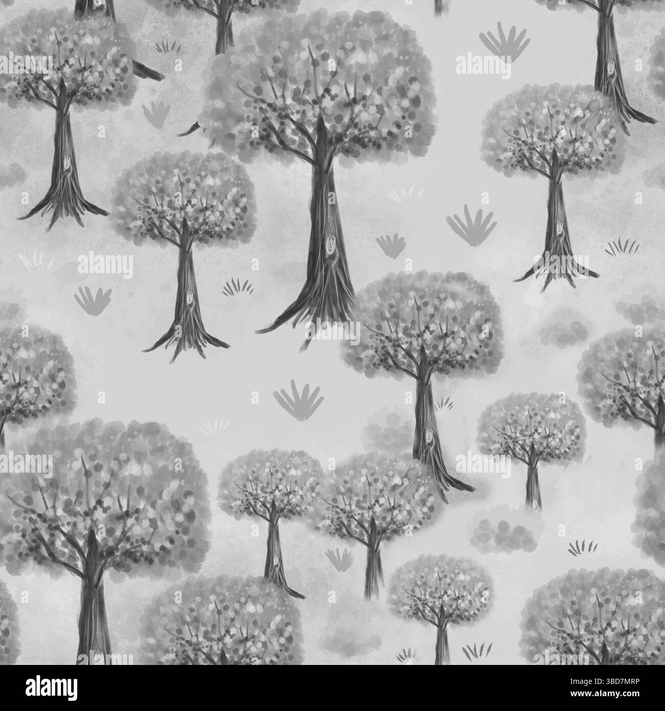 Motif tree Black and White Stock Photos & Images - Alamy