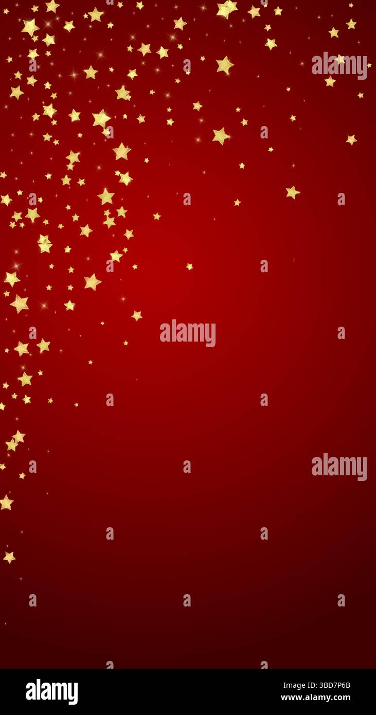 Magic stars vector overlay. Gold stars scattered around randomly ...