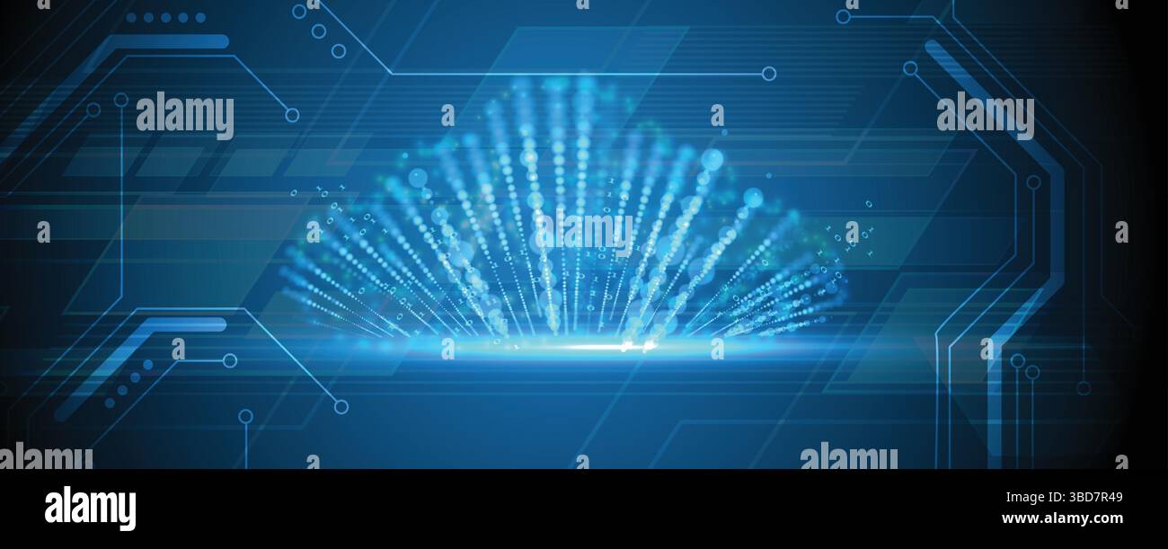 Abstract cloud technology background. Futuristic network computing Stock Vector Image & Art - Alamy