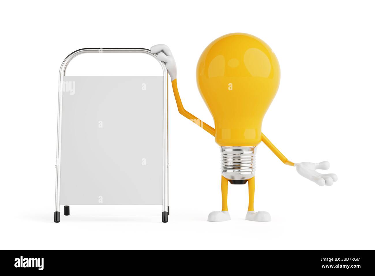Cartoon character light bulb display hi-res stock photography and ...