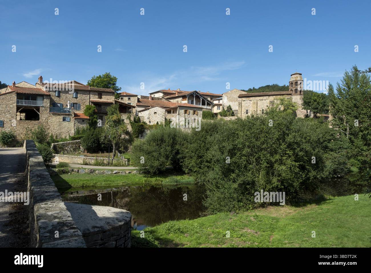Lavaudieu village, labelled Les Plus Beaux Villages de France at the ...