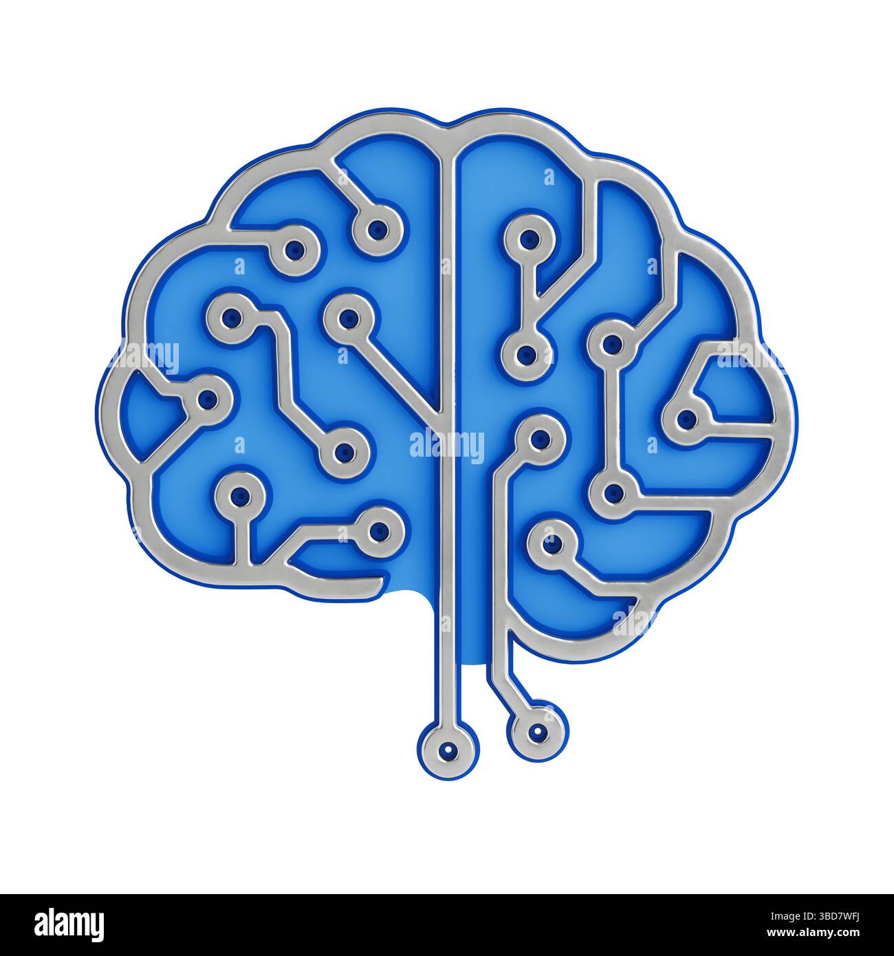 3d schematic artificial intelligence Cut Out Stock Images & Pictures ...