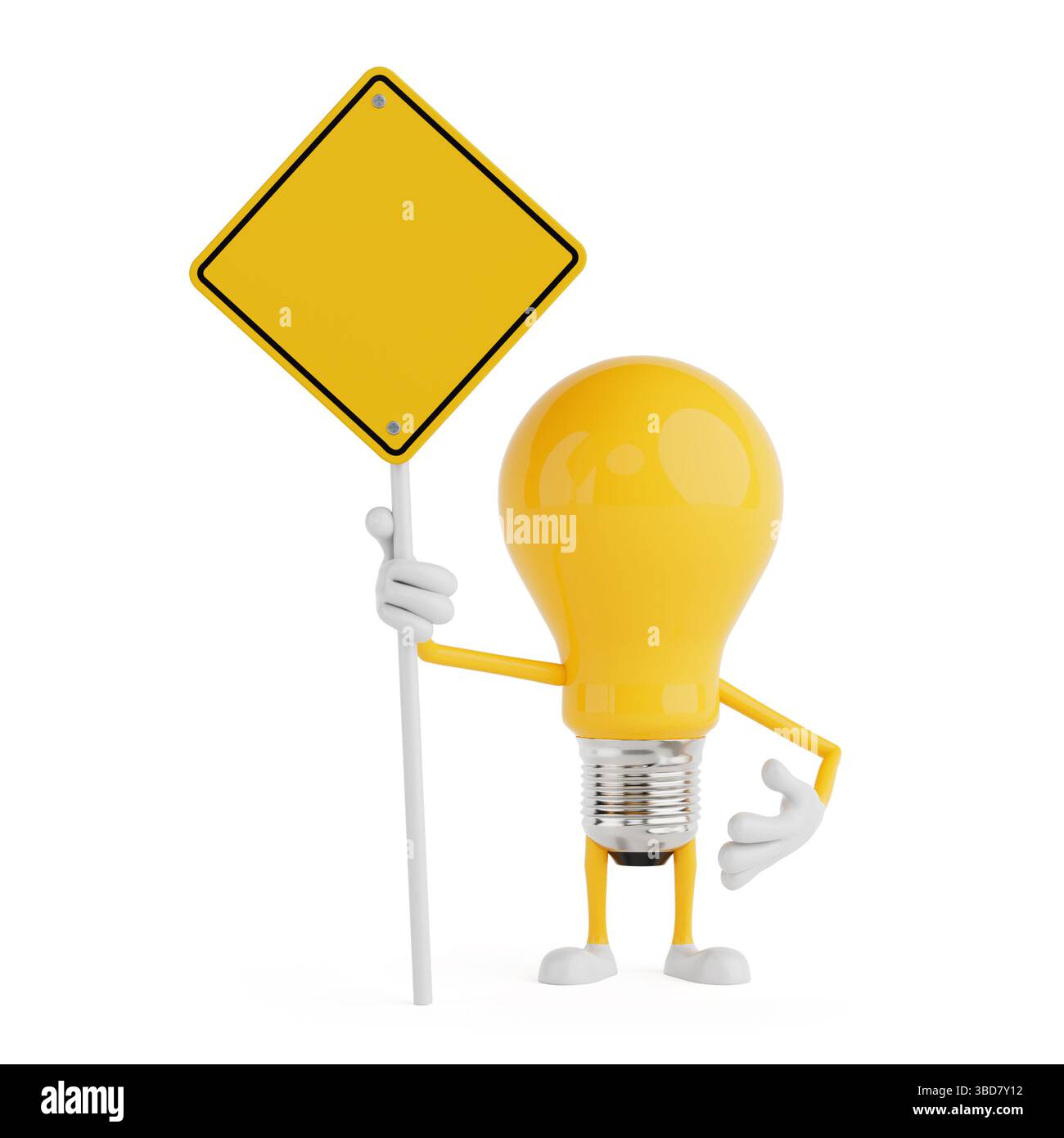 Illustration funny cartoon warning sign hi-res stock photography and ...