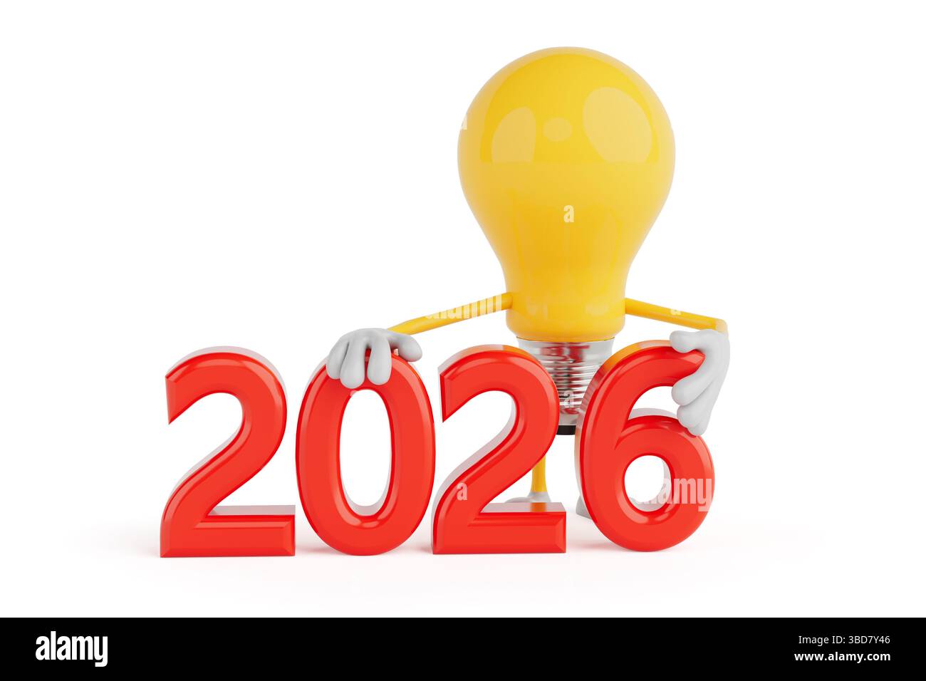 3d 2026 future year concept Cut Out Stock Images & Pictures - Alamy