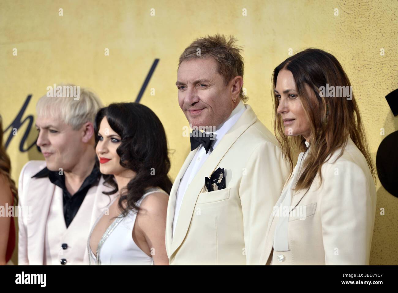 Alexandra Stama, Simon Le Bon and Yasmin Le Bon beim amfAR Gala Empfang ...