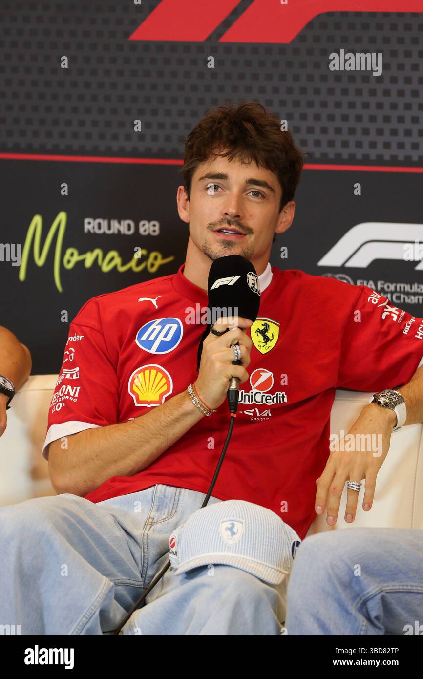 Monaco, Principality Of Monaco. 23rd May, 2025. Charles Leclerc (MON ...
