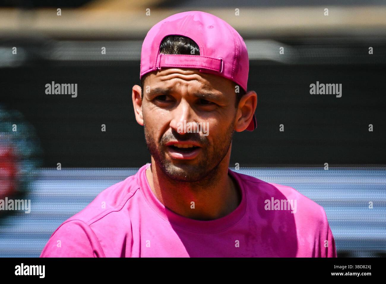 Grigor DIMITROV of Bulgaria during a training session of Roland-Garros ...