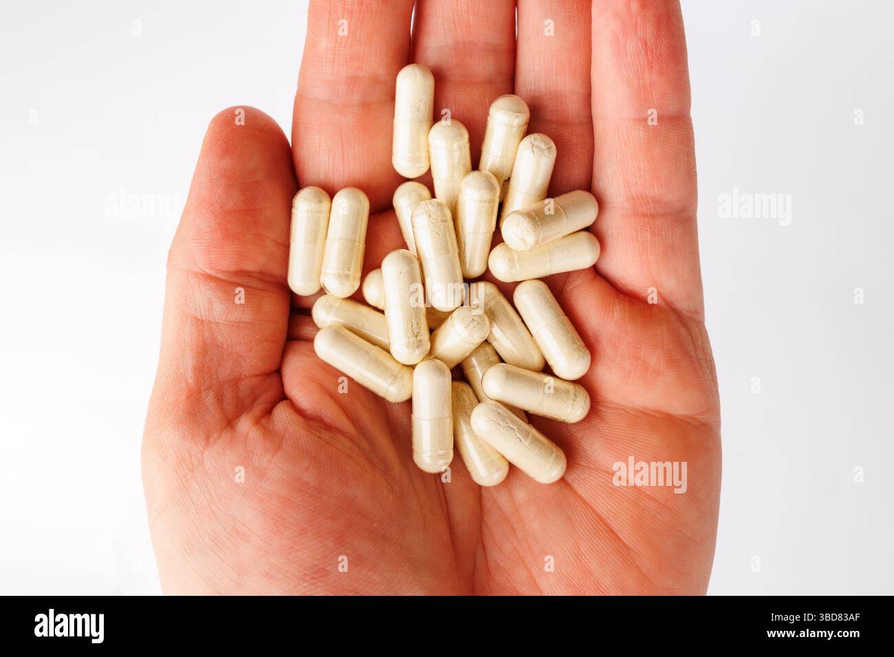 Healthcare treatment supplements handful hi-res stock photography and ...