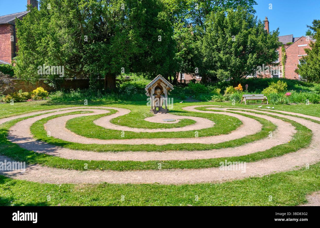 Refuge sculpture in the Jebb Memorial Garden in the Cremorne Gardens ...
