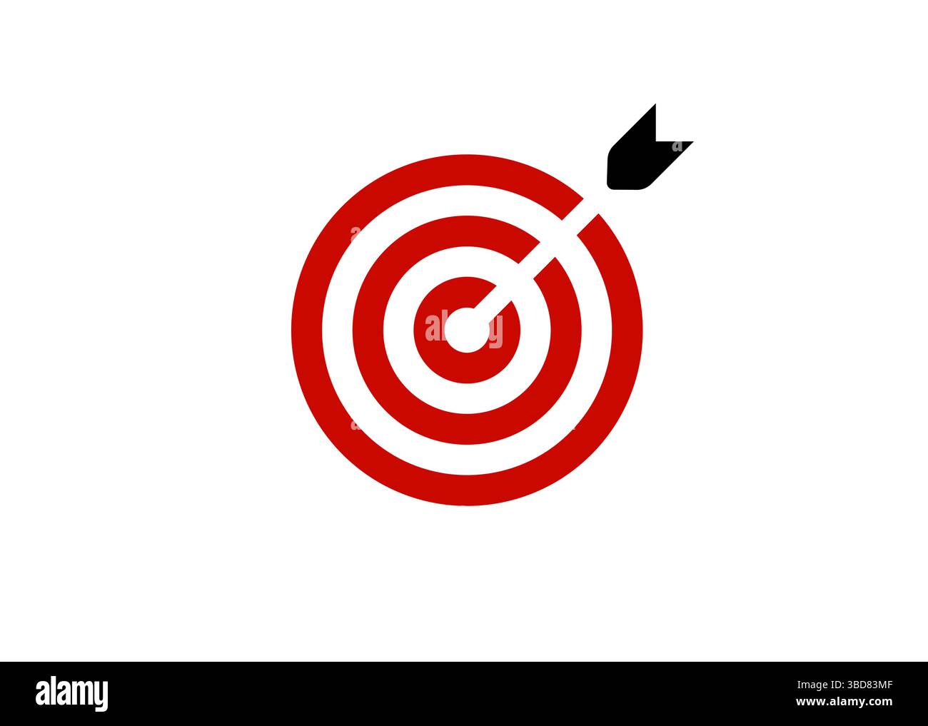 Target With Arrow Hitting Center for Business, Marketing, Goal ...