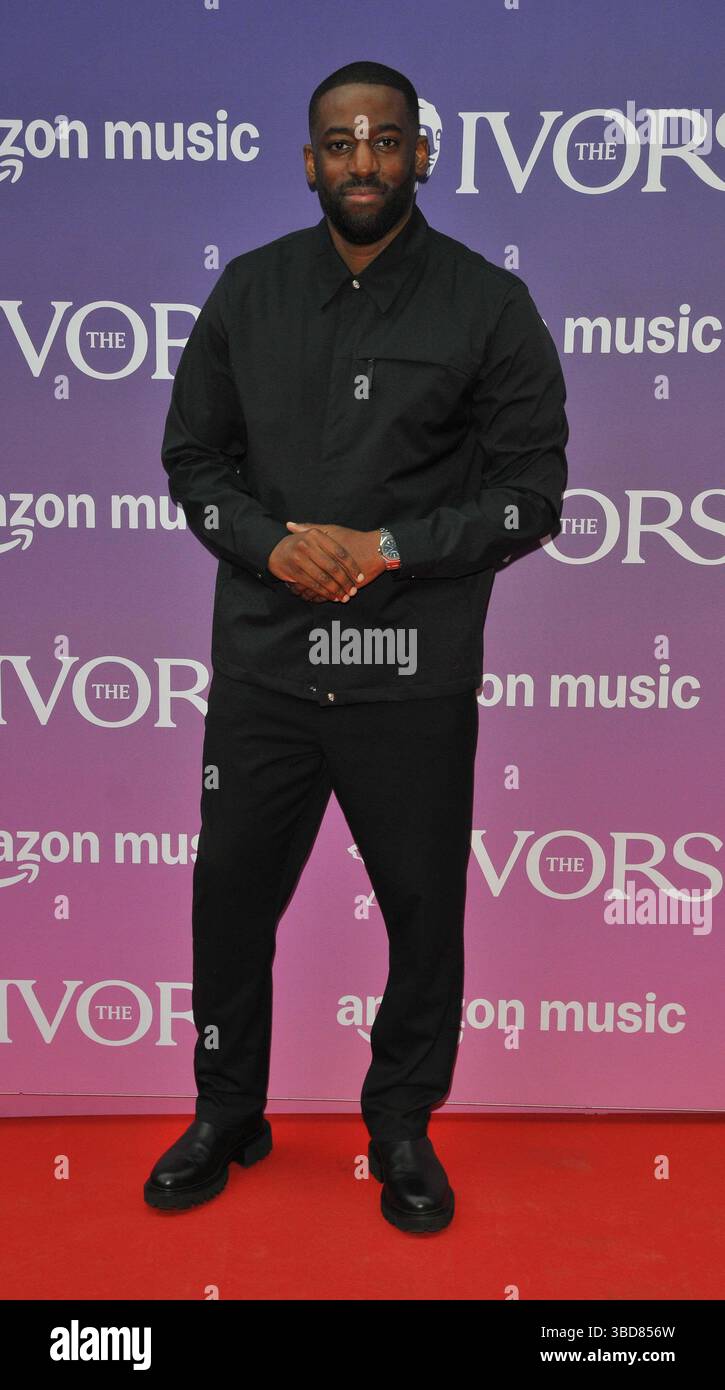 Bashy (Ashley Thomas) at the Ivors Awards 2025, JW Marriott Grosvenor ...