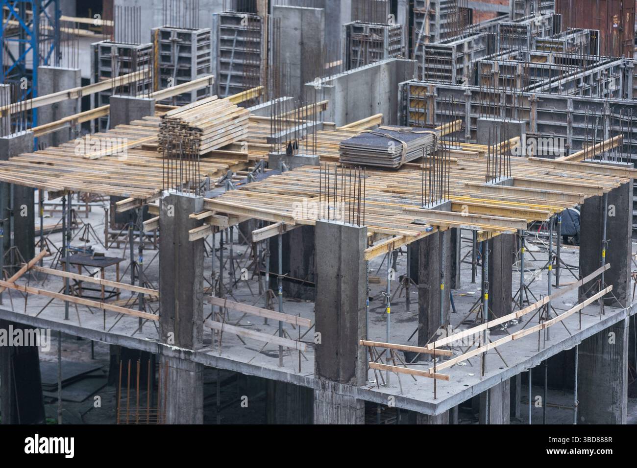 Building Construction Field Scenic Area Stock Photo - Alamy