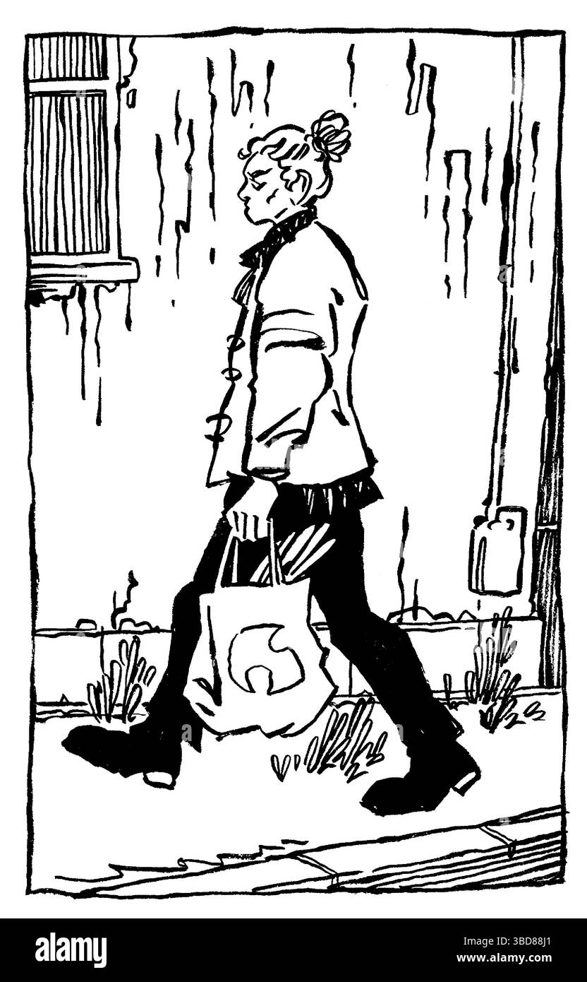 Tote reusable grocery bag Black and White Stock Photos & Images - Alamy