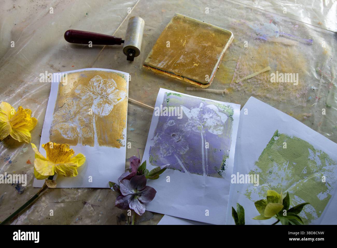 Monoprint process hi-res stock photography and images - Alamy