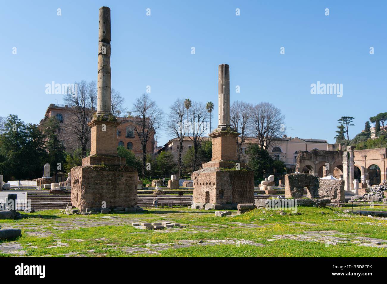 Inside the Roman Forum of Rome, Italy Stock Photo - Alamy
