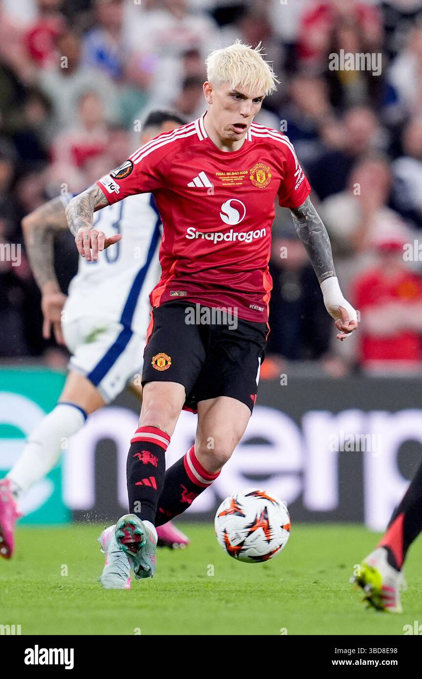Alejandro Garnacho of Manchester United during the UEFA Europa League ...