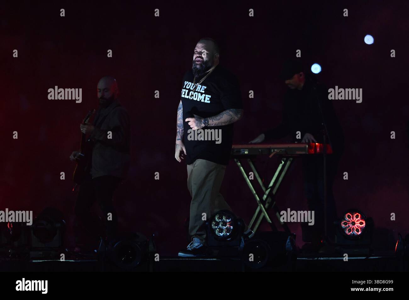 Melbourne, Australia. 23rd May, 2025. Australian rap artist Adam Briggs ...