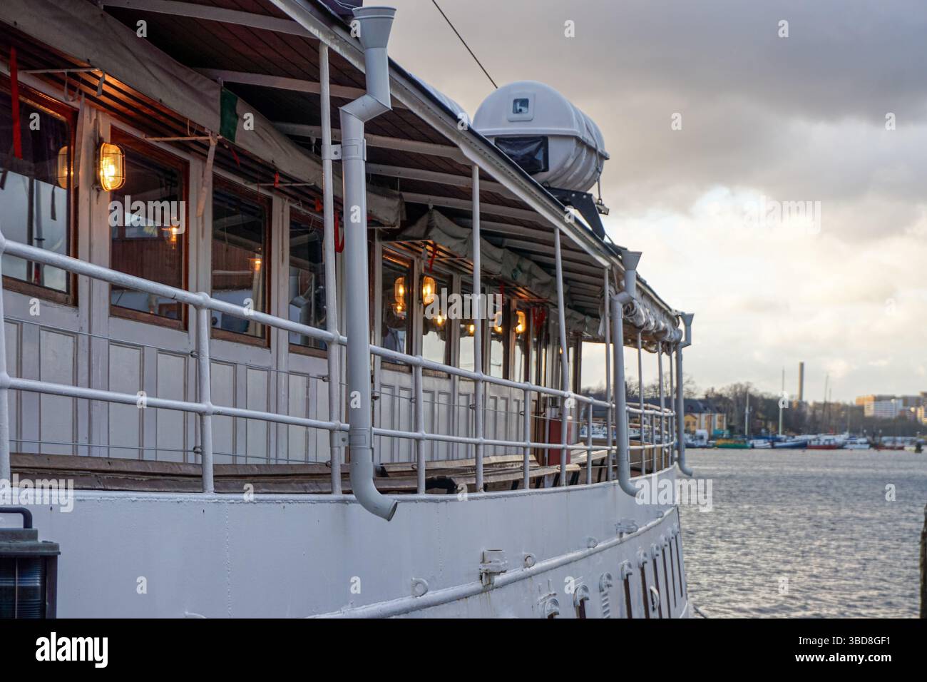 A passenger boat at port Stock Photo - Alamy
