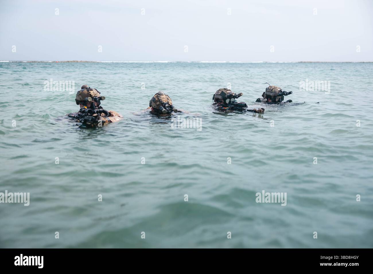 U.S. Marines and Sailors with 2d Force Reconnaissance Company, 2d ...