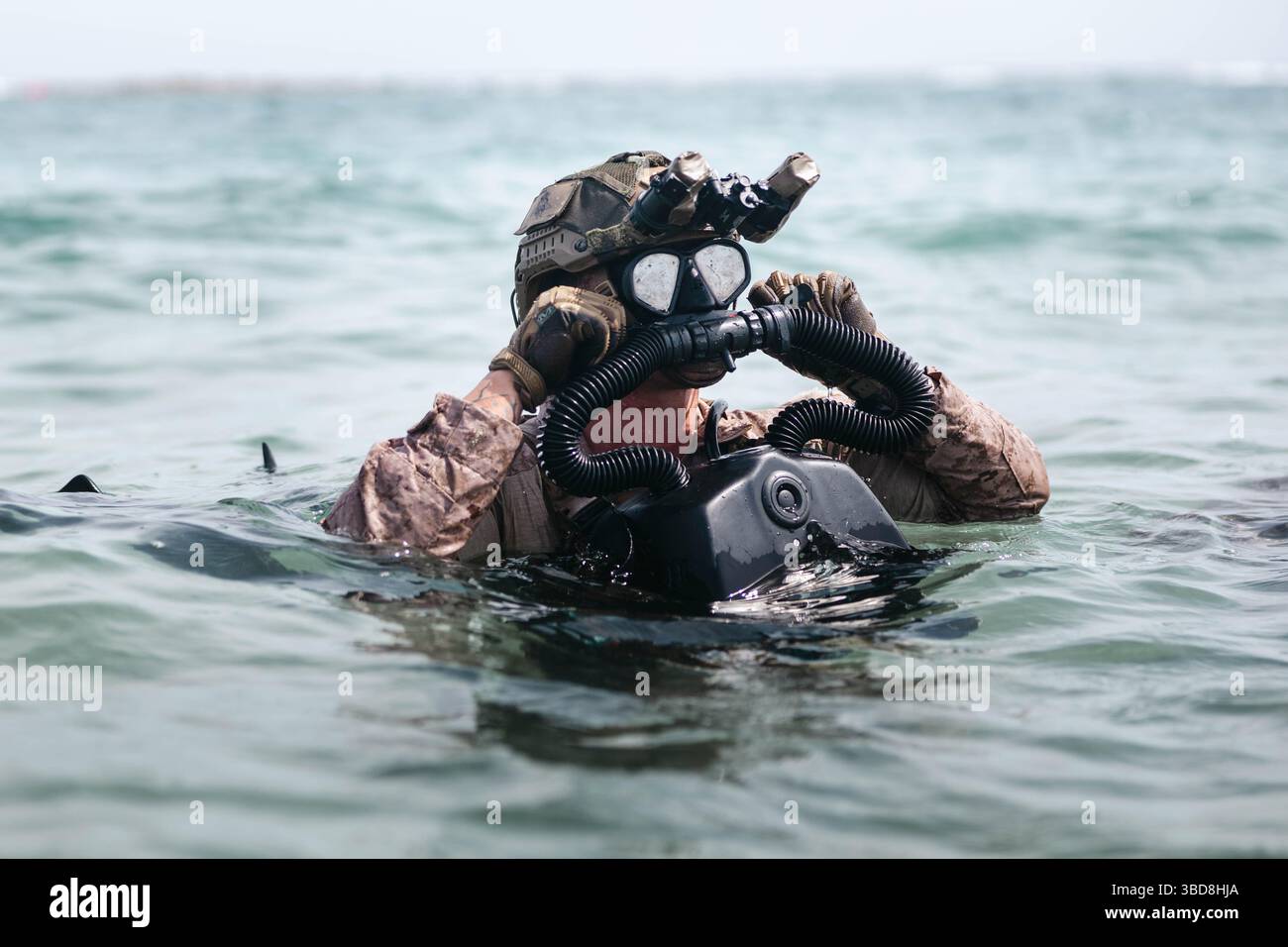 A U.S. Navy special operations independent duty corpsman, with 2d Force ...