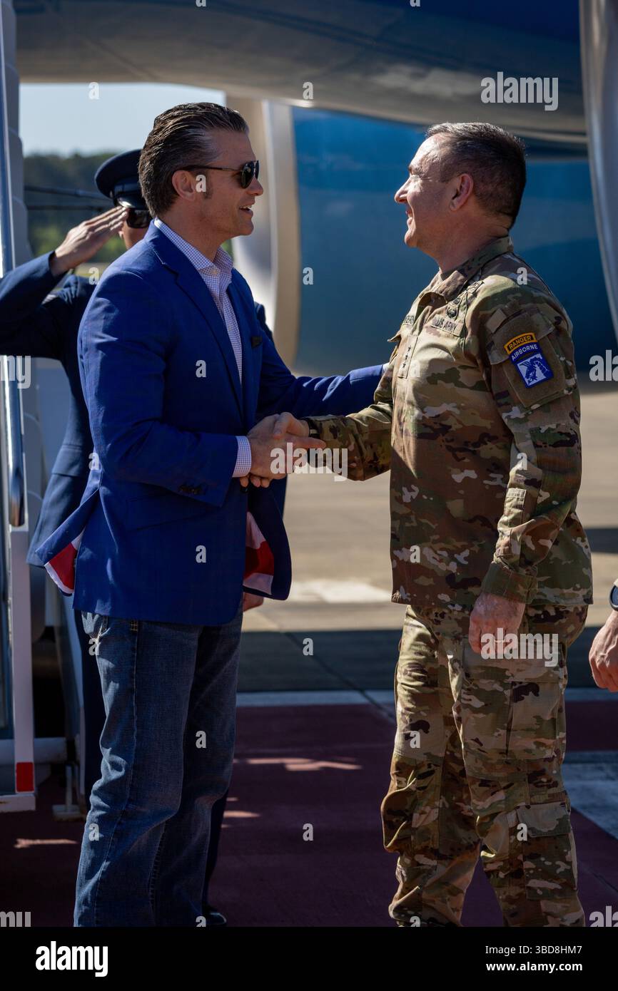 U.S. Army Lt. Gen Gregory K. Anderson, XVIII Airborne Corps Commander ...