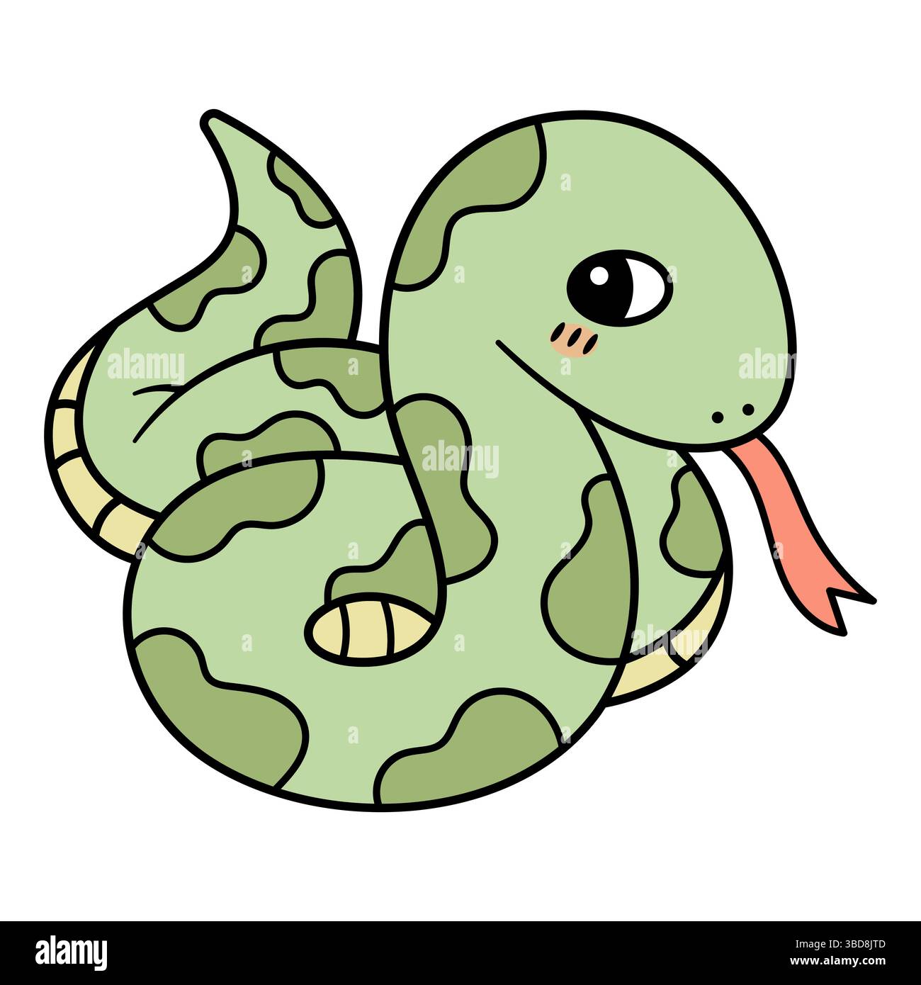 Pet snake smiling Stock Vector Images - Alamy