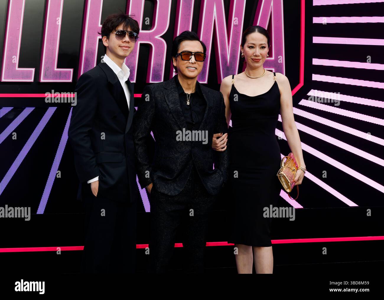 London, UK. 22nd May, 2025. James Yen, Donnie Yen and Cissy Wang ...