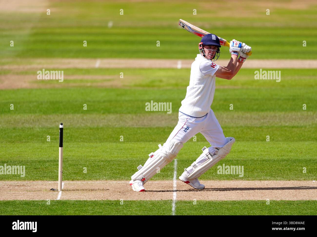 England's Harry Brook batting on day two of the Rothesay International ...