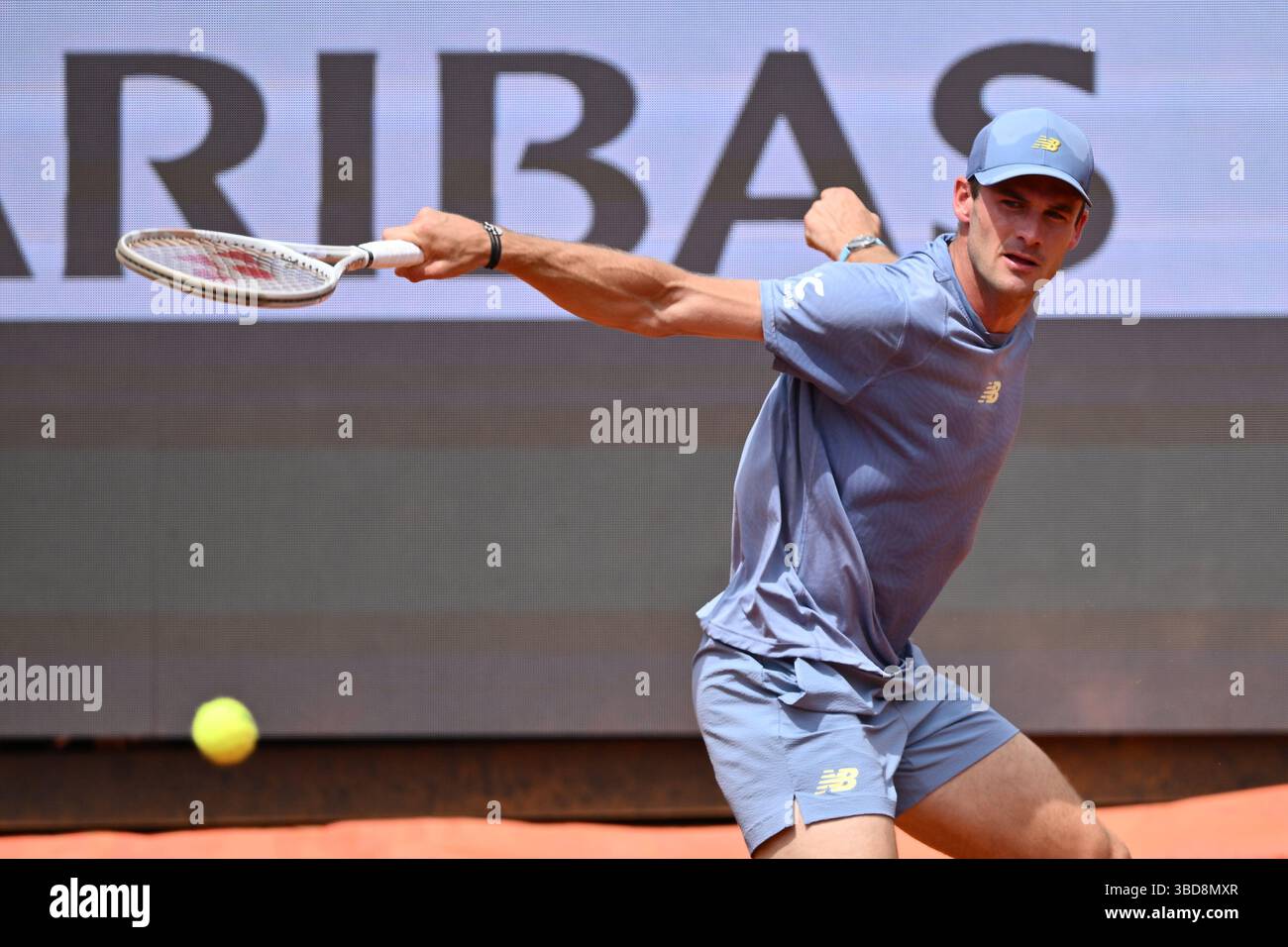 Rome, Italy. 15th May, 2025. Tommy Paul (USA) seen in action with Hubert Hurkacz (POL) (Not in ...