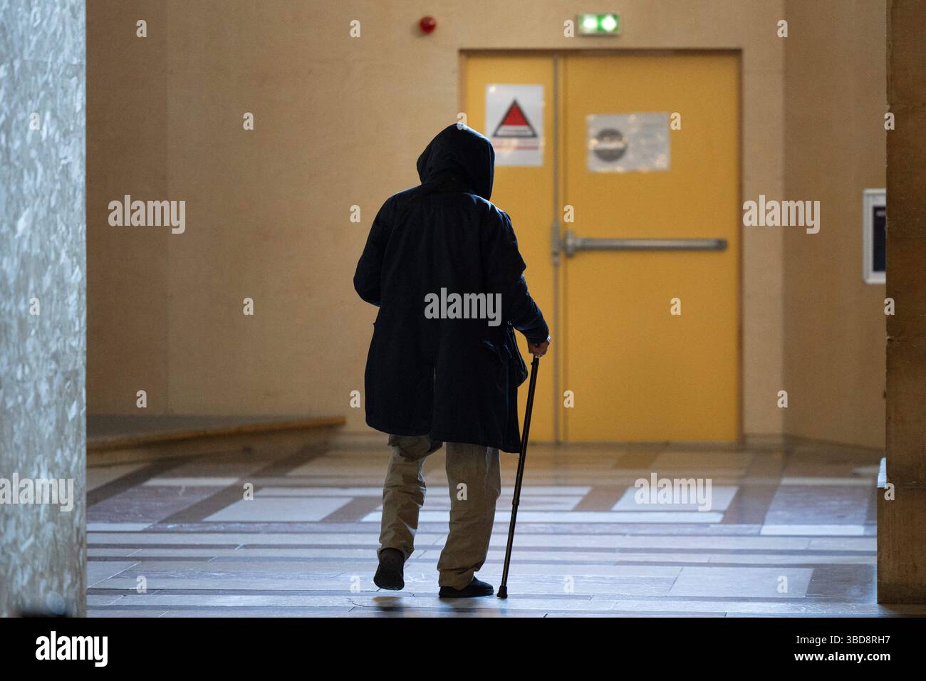 Defendant Aomar Ait Khedache arrives for the last day of verdict of the ...