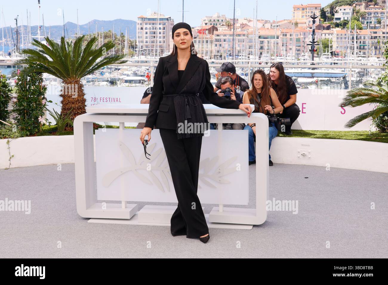 Parinaz Izadyar poses for photographers at the photo call for the film 'Woman and Child' at the ...