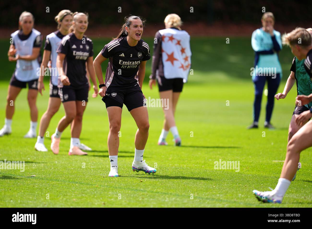 Arsenal's Laia Codina during a training session at the Sobha Realty ...