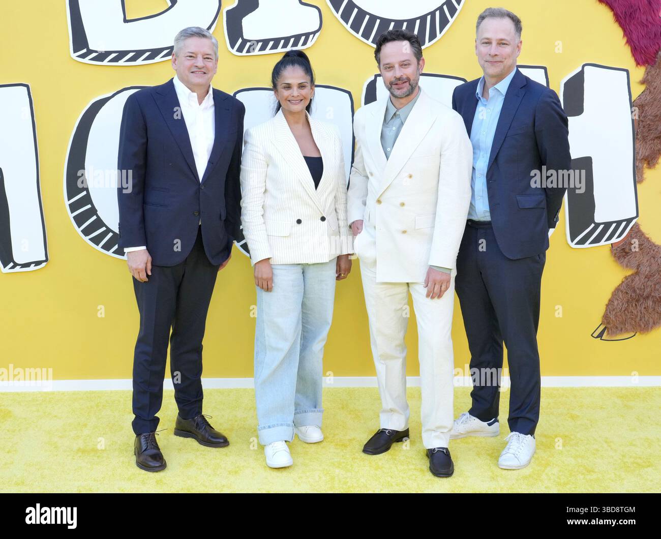 Los Angeles, USA. 22nd May, 2025. (L-R) Ted Sarandos, Co-CEO, Netflix, Bela Bajaria, CCO ...