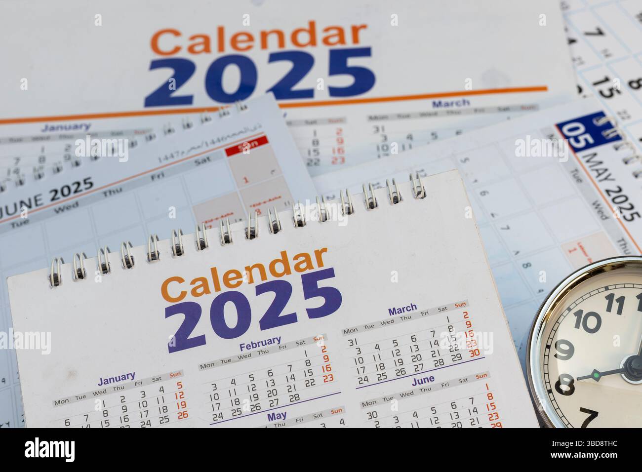 June 2025 monthly planner hi-res stock photography and images - Alamy