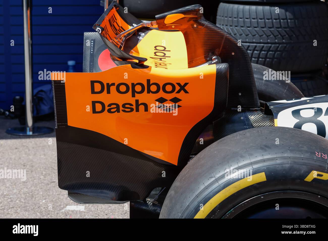 McLaren F1 Team MCL39, rear wing detail during the Formula 1 Tag Heuer ...