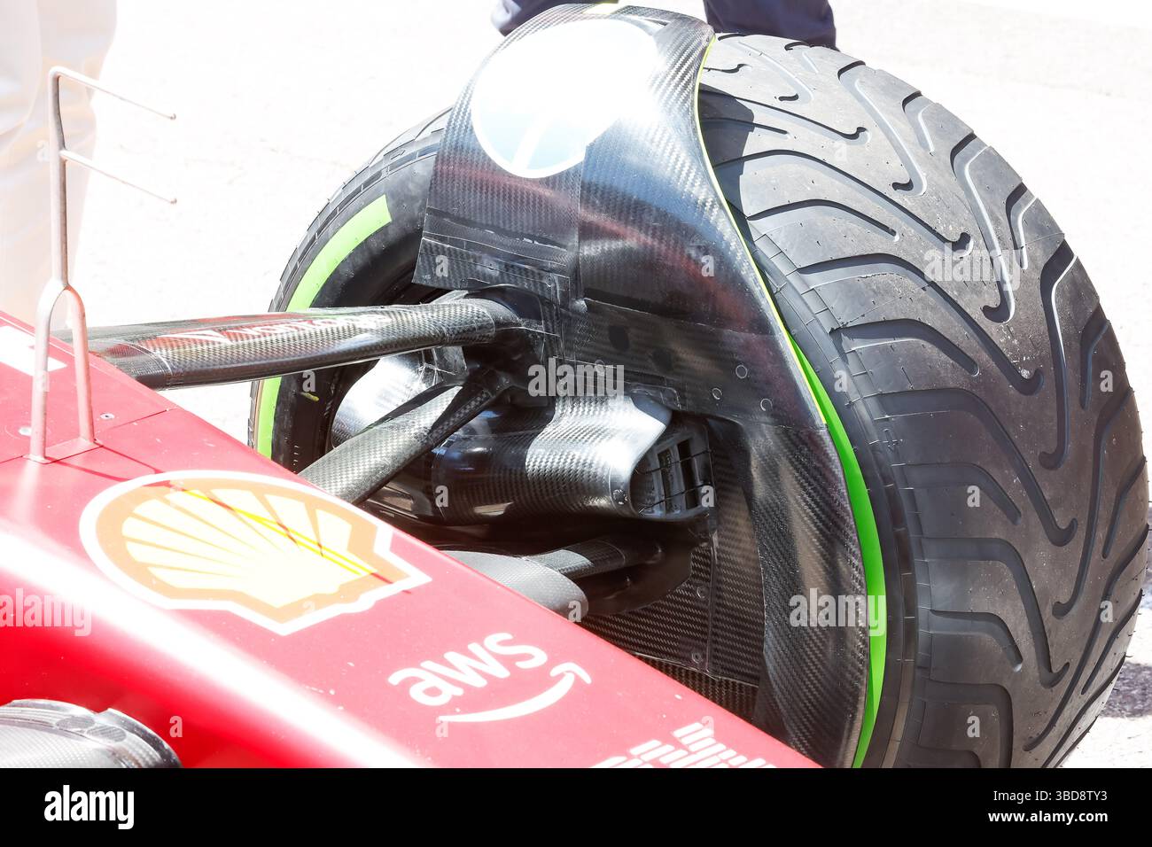 Scuderia Ferrari SF-25, front corner detail during the Formula 1 Tag ...