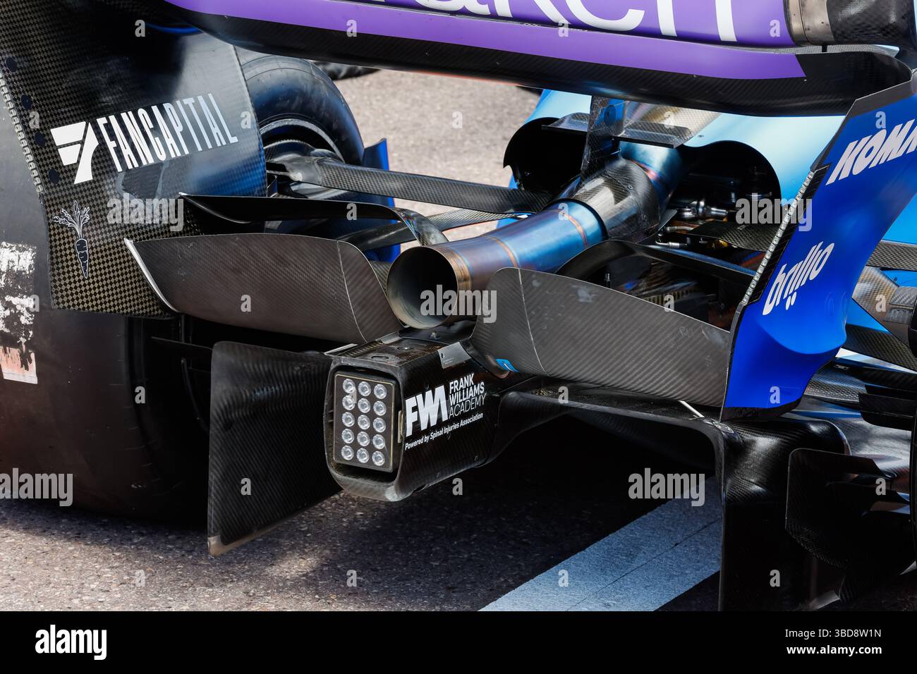Williams Racing FW47, rear wing detail during the Formula 1 Tag Heuer ...