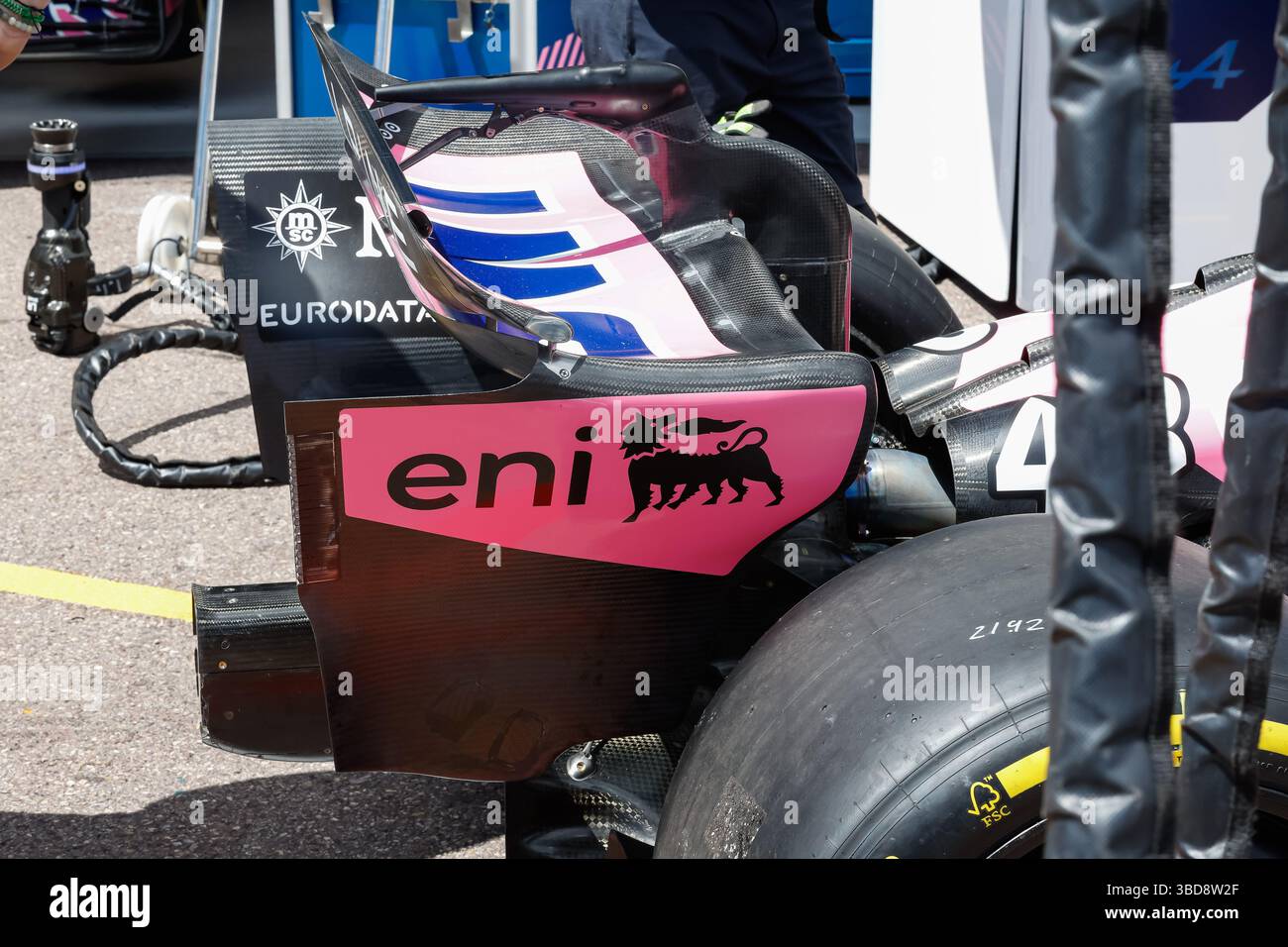 Alpine F1 Team A525, rear wing detail during the Formula 1 Tag Heuer ...