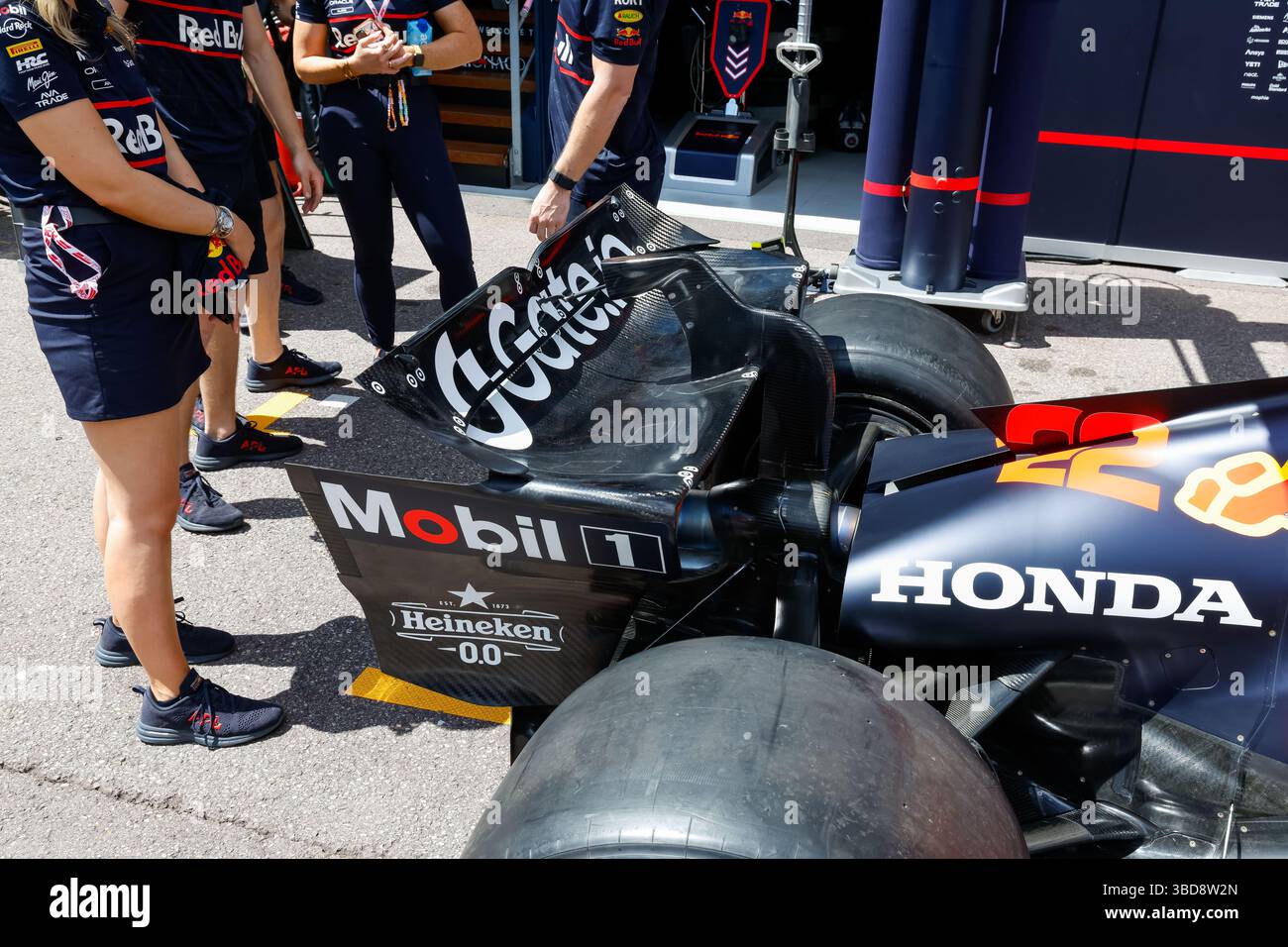 Red Bull Racing RB21, rear wing detail during the Formula 1 Tag Heuer ...