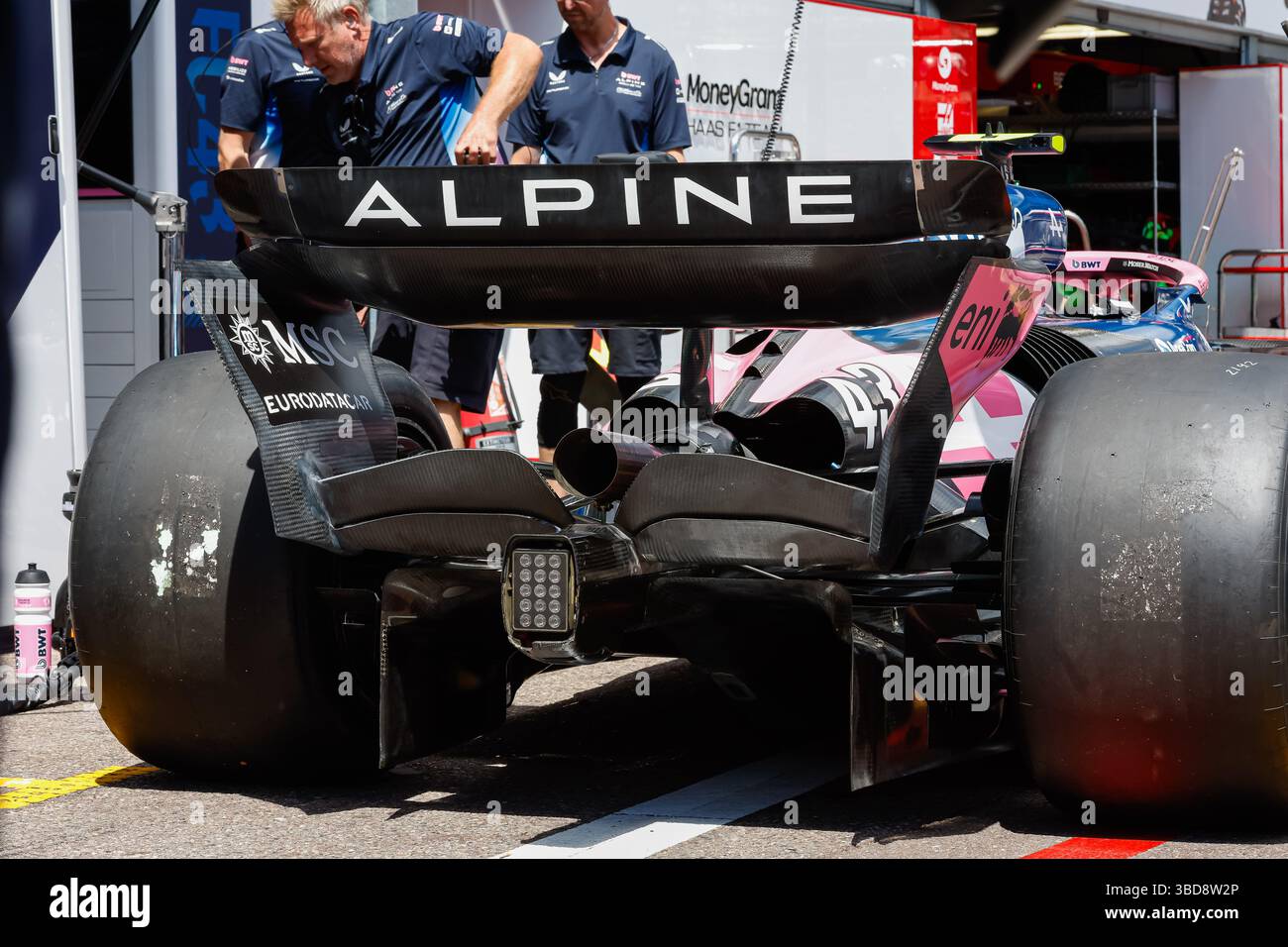 Alpine F1 Team A525, rear wing detail during the Formula 1 Tag Heuer ...