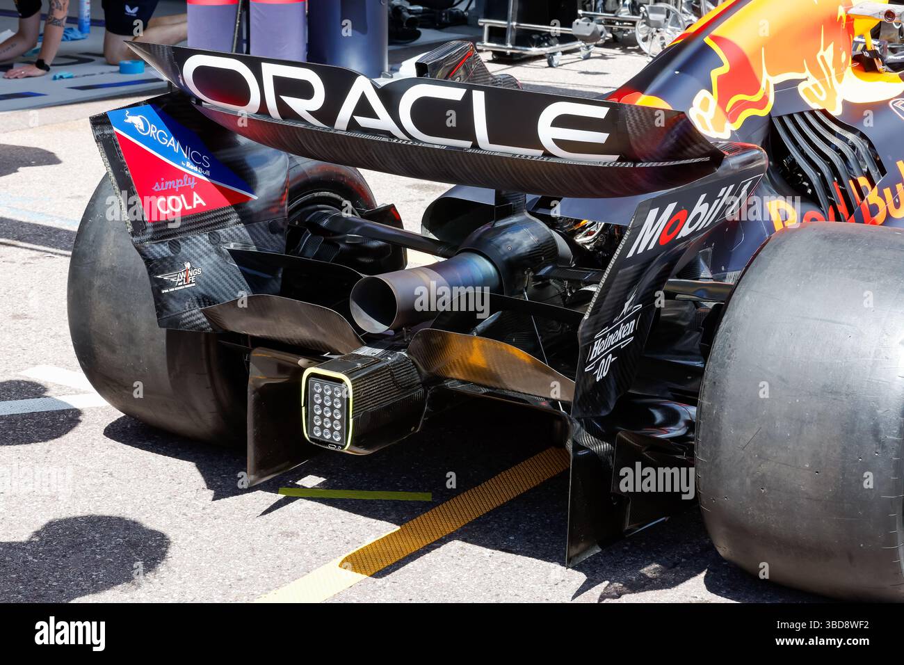 Red Bull Racing RB21, rear wing detail during the Formula 1 Tag Heuer ...