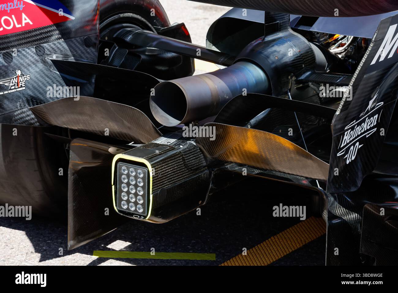 Red Bull Racing RB21, rear wing detail during the Formula 1 Tag Heuer ...