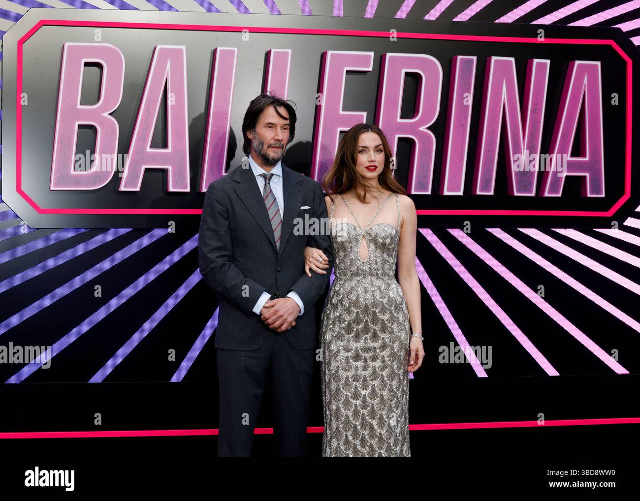 London, UK. 22nd May, 2025. Keanu Reeves and Ana de Armas attending the ...