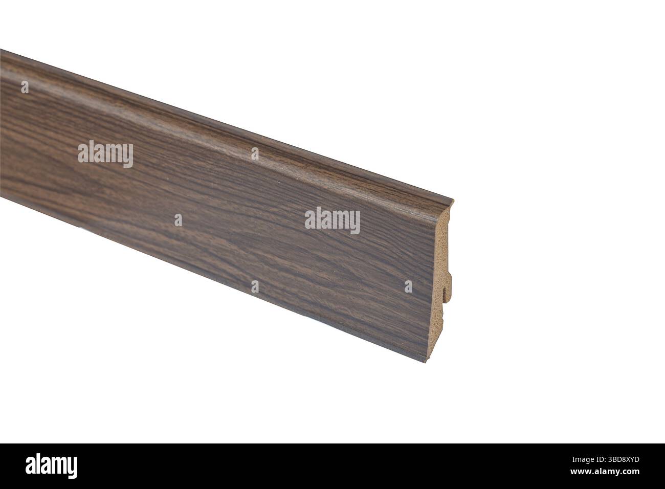 Baseboard Molding Sample Isolated on White Background. High quality ...