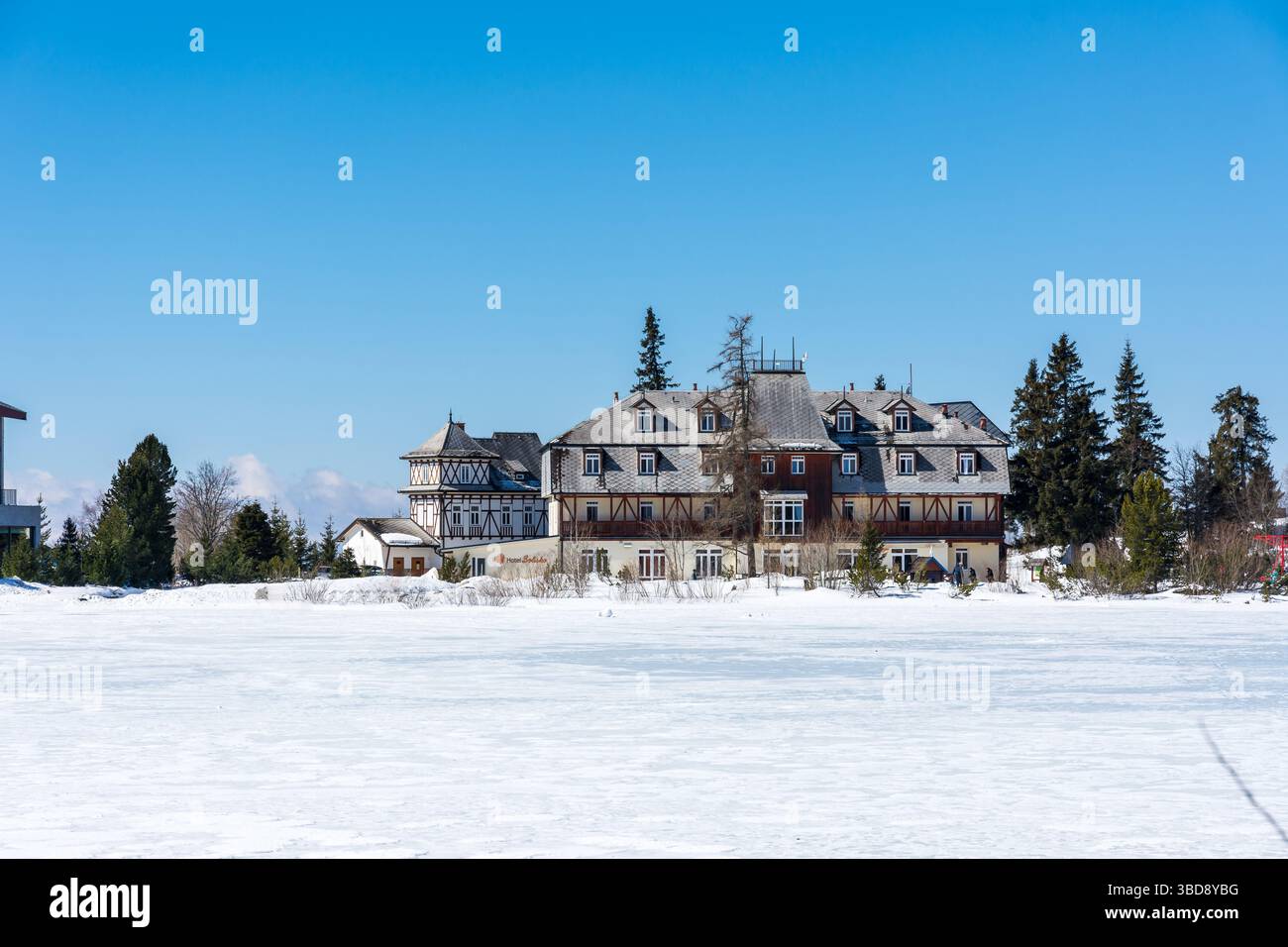 Village of strbske pleso winter hi-res stock photography and images - Alamy