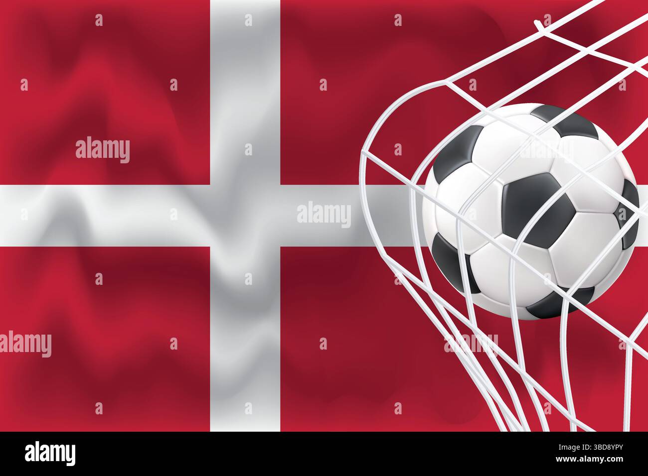 Denmark football fans Stock Vector Images - Alamy