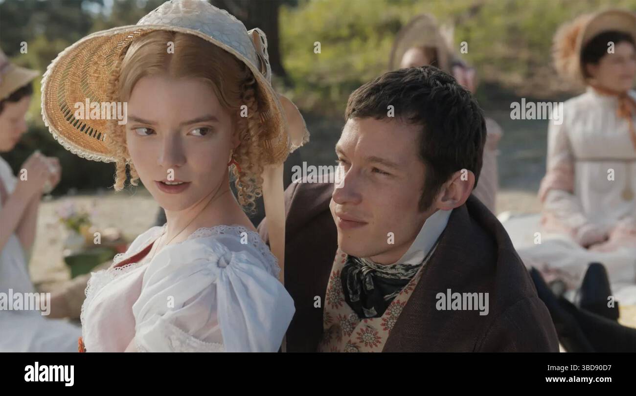EMMA 2020 Universal Pictures film with Anna Taylor-Joy as Emma Woodhouse and Callum Turner as ...